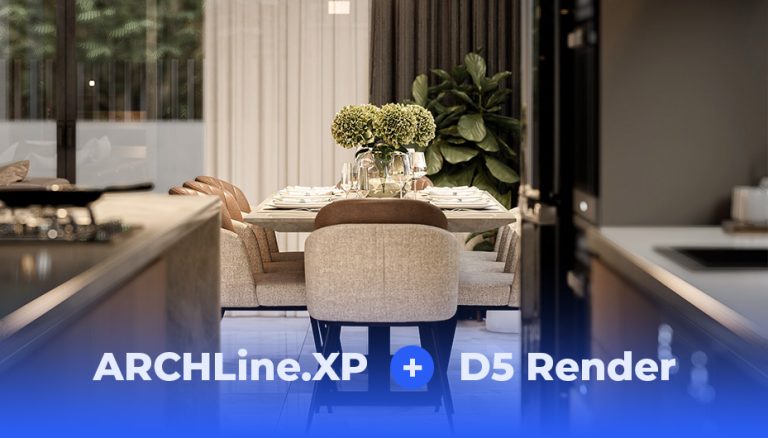 Wtyczka D5 Render dla ARCHLine.XP jest już dostępna! - D5render